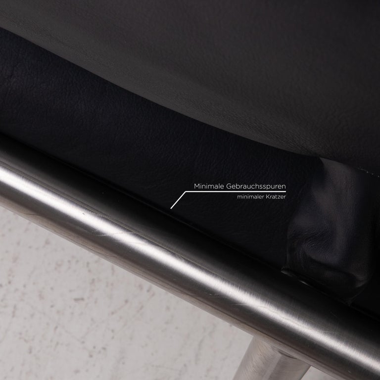 De Sede DS 460 Leather Sofa Black Three-Seater Relaxation Function ...