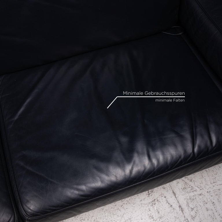 De Sede DS 460 Leather Sofa Black Three-Seater Relaxation Function ...