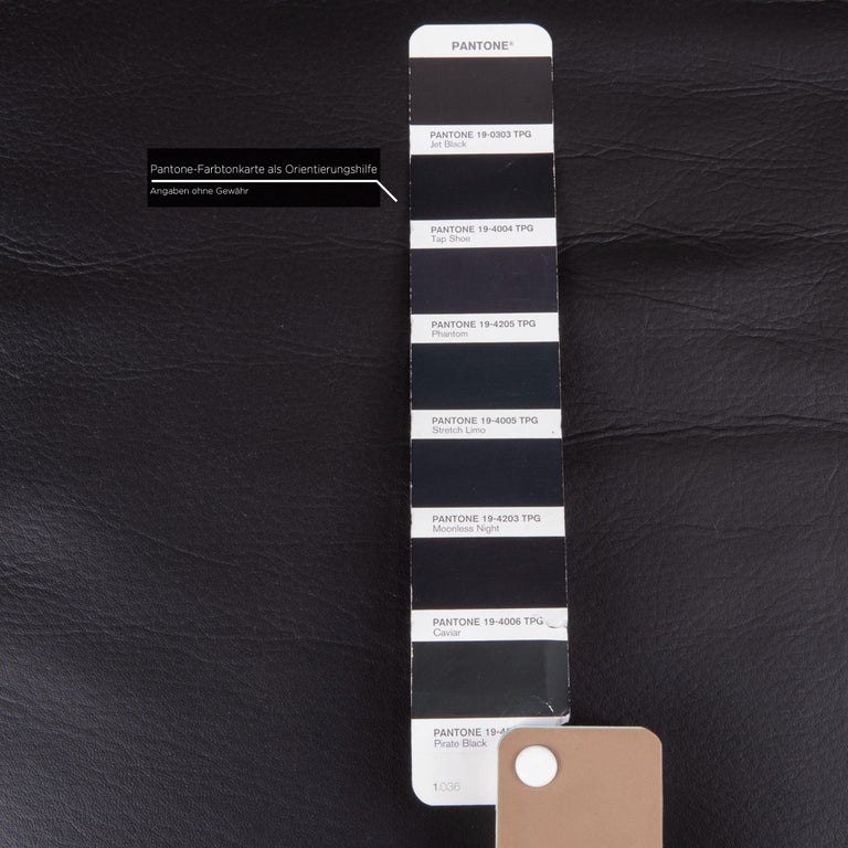 De Sede DS 460 Leather Sofa Black Two-Seater Relaxation Function Couch ...