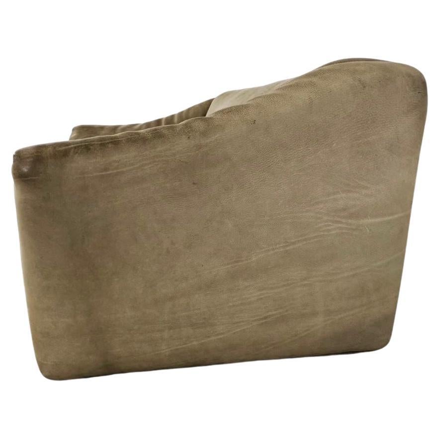 De Sede DS-47 Buffalo Hide Leather Sofa, circa 1970s For Sale at 1stDibs