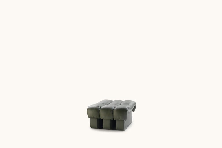 De Sede DS-600 Stool in Black Leather by U. Berger, E. Peduzzi Riva, H ...