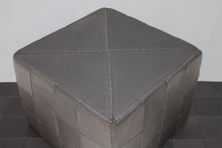 De Sede Footstools Cubes Leather Stool Ottoman Switzerland, 1970s For ...