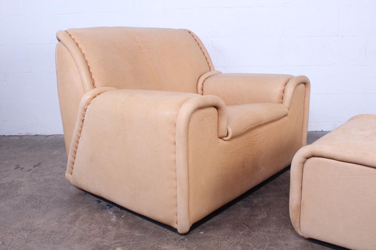 De Sede "Sitting Bull" Lounge Chair and Ottoman, Model DS-1010 at ...
