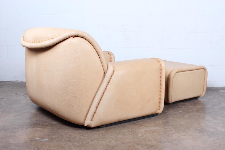 De Sede "Sitting Bull" Lounge Chair and Ottoman, Model DS-1010 at ...