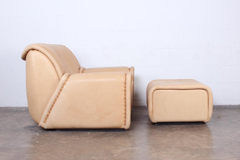 De Sede "Sitting Bull" Lounge Chair and Ottoman, Model DS-1010 at ...
