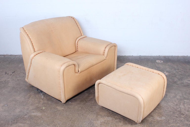 De Sede "Sitting Bull" Lounge Chair and Ottoman, Model DS-1010 at ...