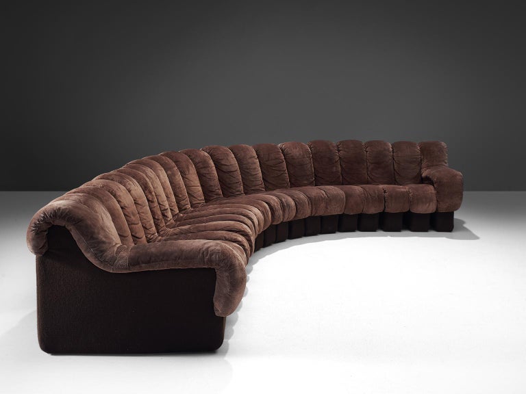 De Sede 'Snake' DS 600 Non Stop 20 Section Sofa For Sale at 1stDibs ...