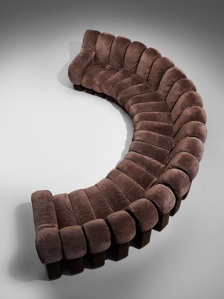 De Sede 'Snake' DS 600 Non Stop 20 Section Sofa For Sale at 1stDibs ...