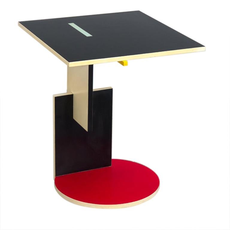De Stijl Side Table by Gerrit Rietveld at 1stDibs