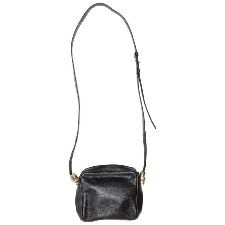 De Vecchi Black By Hamilton Hodge Crossbody Bag at 1stDibs