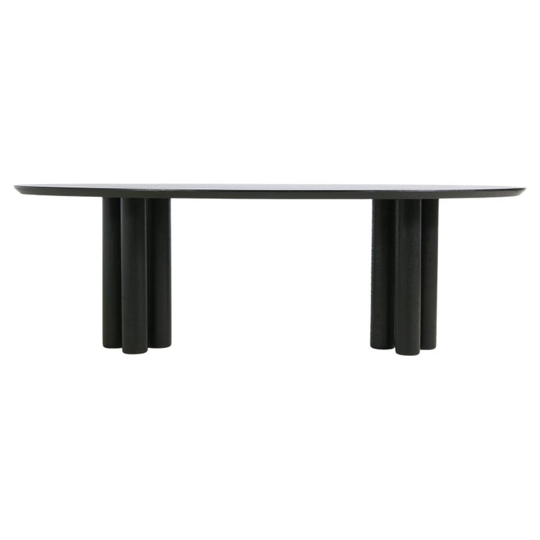 *Deal for Jillian* Modern Dining Room Oval Table Solid Oak Pedestal ...