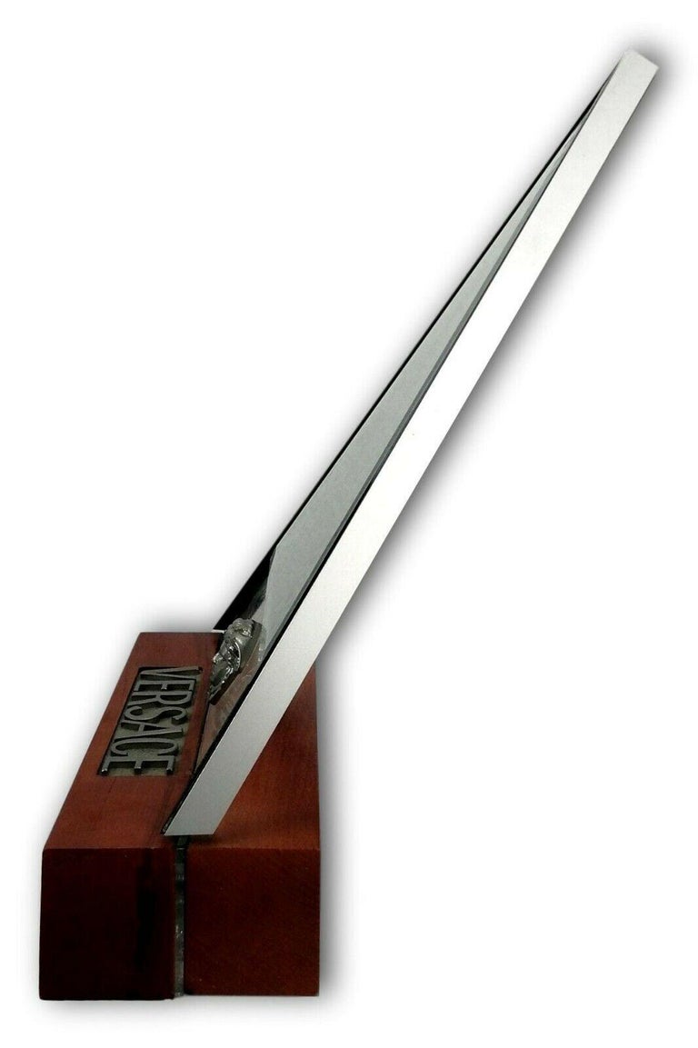 Dealer Counter Advertising Mirror "Versace", 1980s at 1stDibs