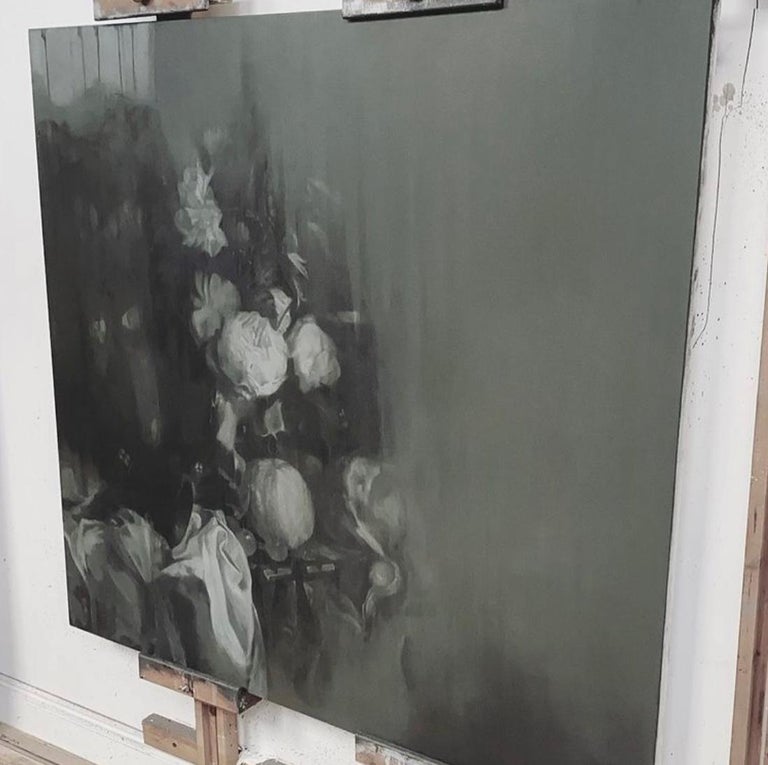 Dean Fox - Still LIfe in Green by Dean Fox. Oil painting. Contemporary Classicism. For Sale at ...