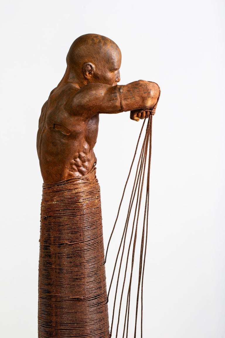 Dean Kugler - Guardians: Ferrum - Steel and Resin Sculpture with Male ...