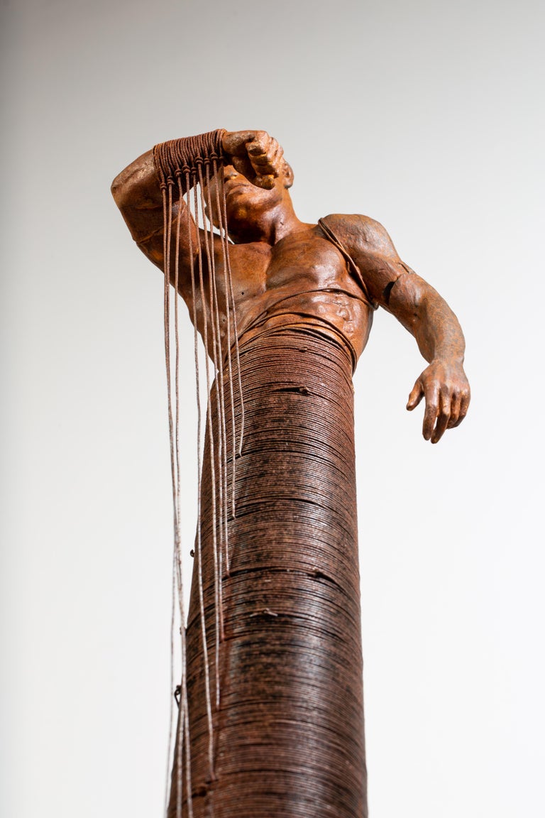 Dean Kugler - Guardians: Ferrum - Steel and Resin Sculpture with Male ...