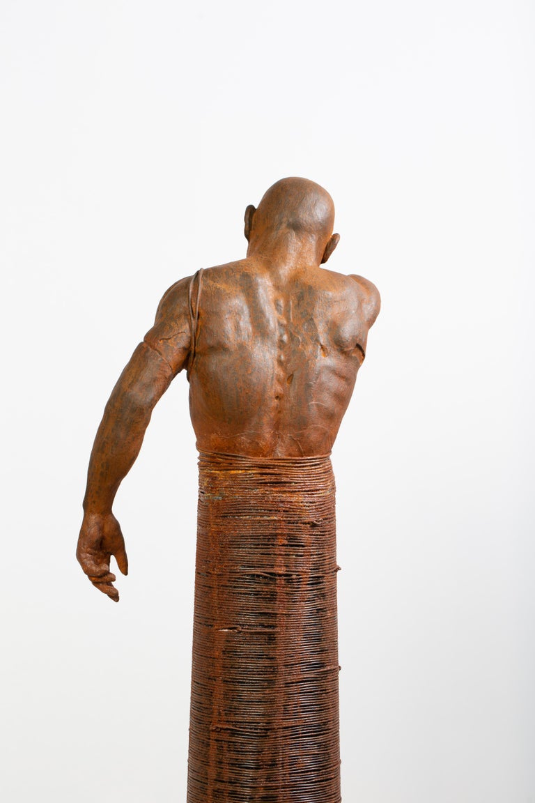 Dean Kugler - Guardians: Ferrum - Steel and Resin Sculpture with Male ...