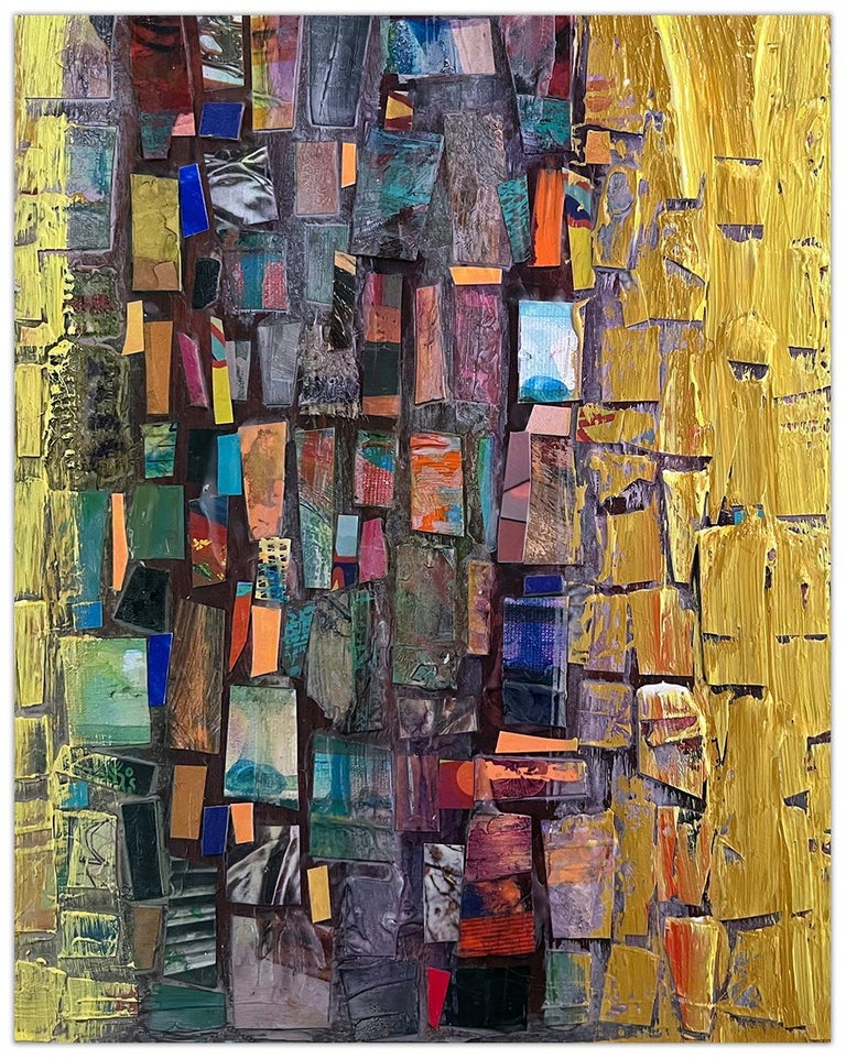 Deanna Sirlin - Only Before (Abstract collage) For Sale at 1stDibs