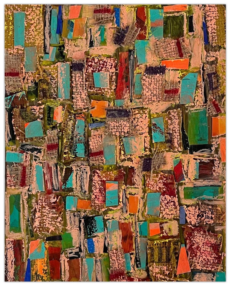 Deanna Sirlin - There (Abstract collage) For Sale at 1stDibs