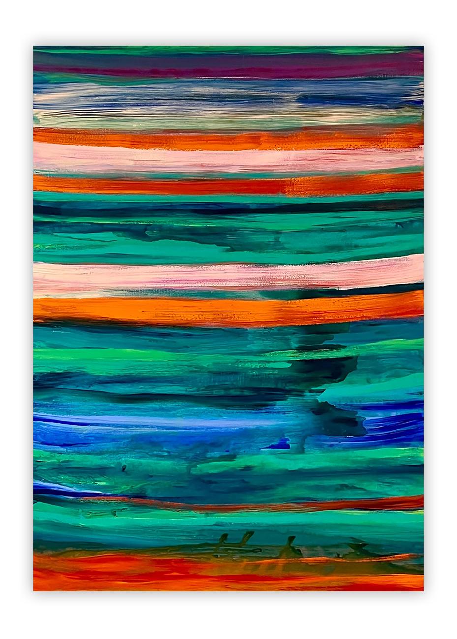 Deanna Sirlin - Run (Abstract painting) For Sale at 1stDibs
