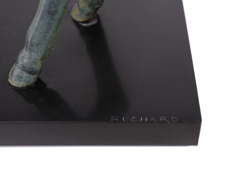 Dear Sculpture Art Deco Irénée Rochard, France, 1930s For Sale at 1stDibs