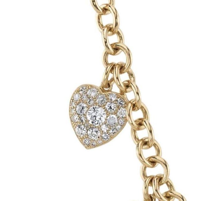 Handcrafted DEAREST Diamond/Gemstone Necklace by Single Stone For Sale ...