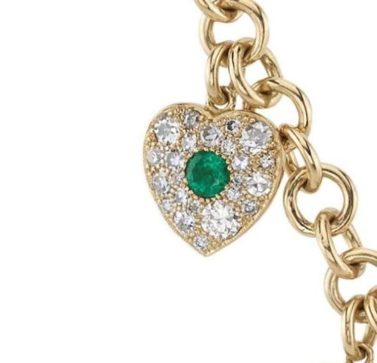 Handcrafted DEAREST Diamond/Gemstone Necklace by Single Stone For Sale ...