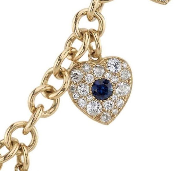 Handcrafted DEAREST Diamond/Gemstone Necklace by Single Stone For Sale ...