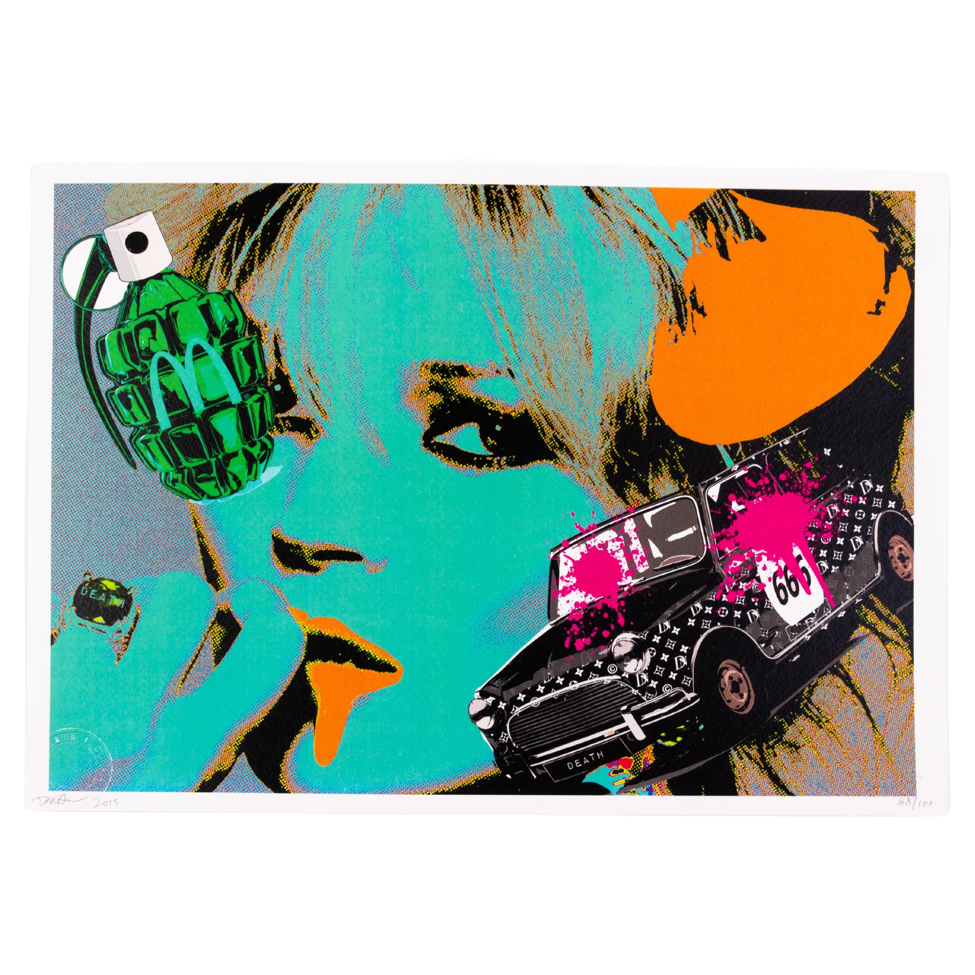 Death NYC Signed Limited Ed Pop Art Print For Sale at 1stDibs