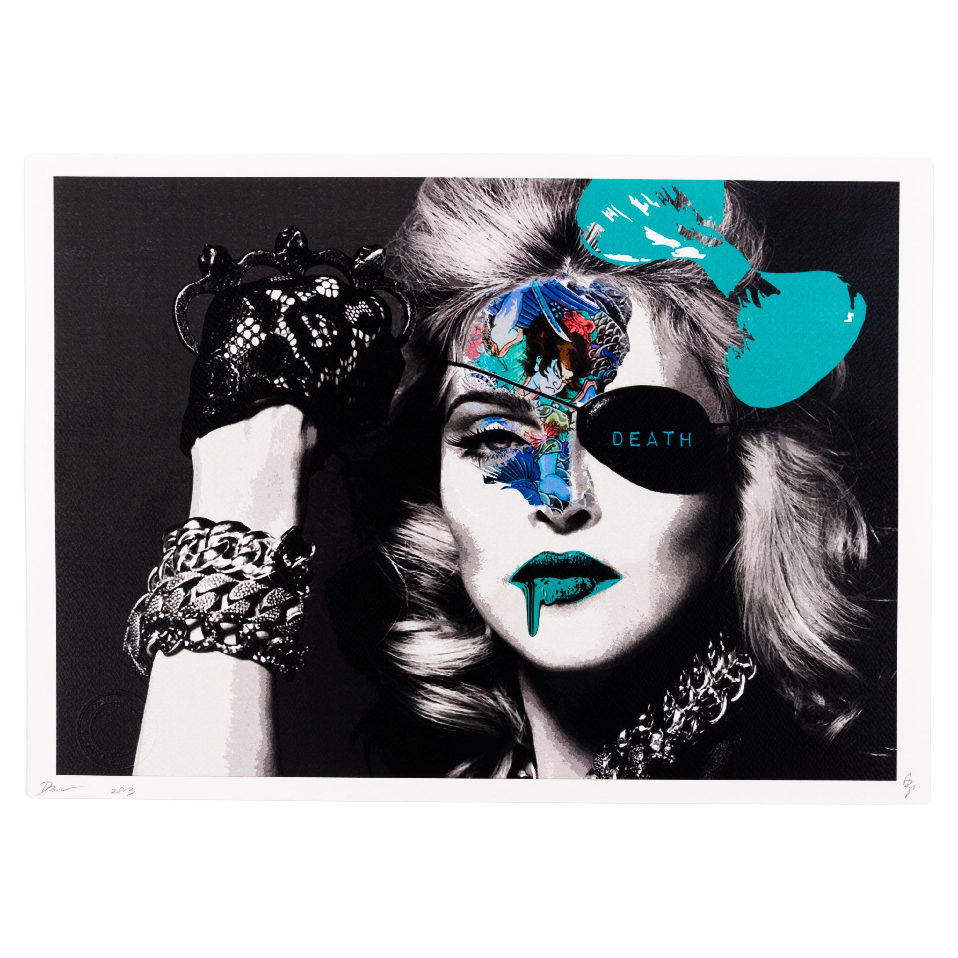 Death NYC Signed Limited Ed Pop Art Print Bloody Dollar Bill For Sale ...