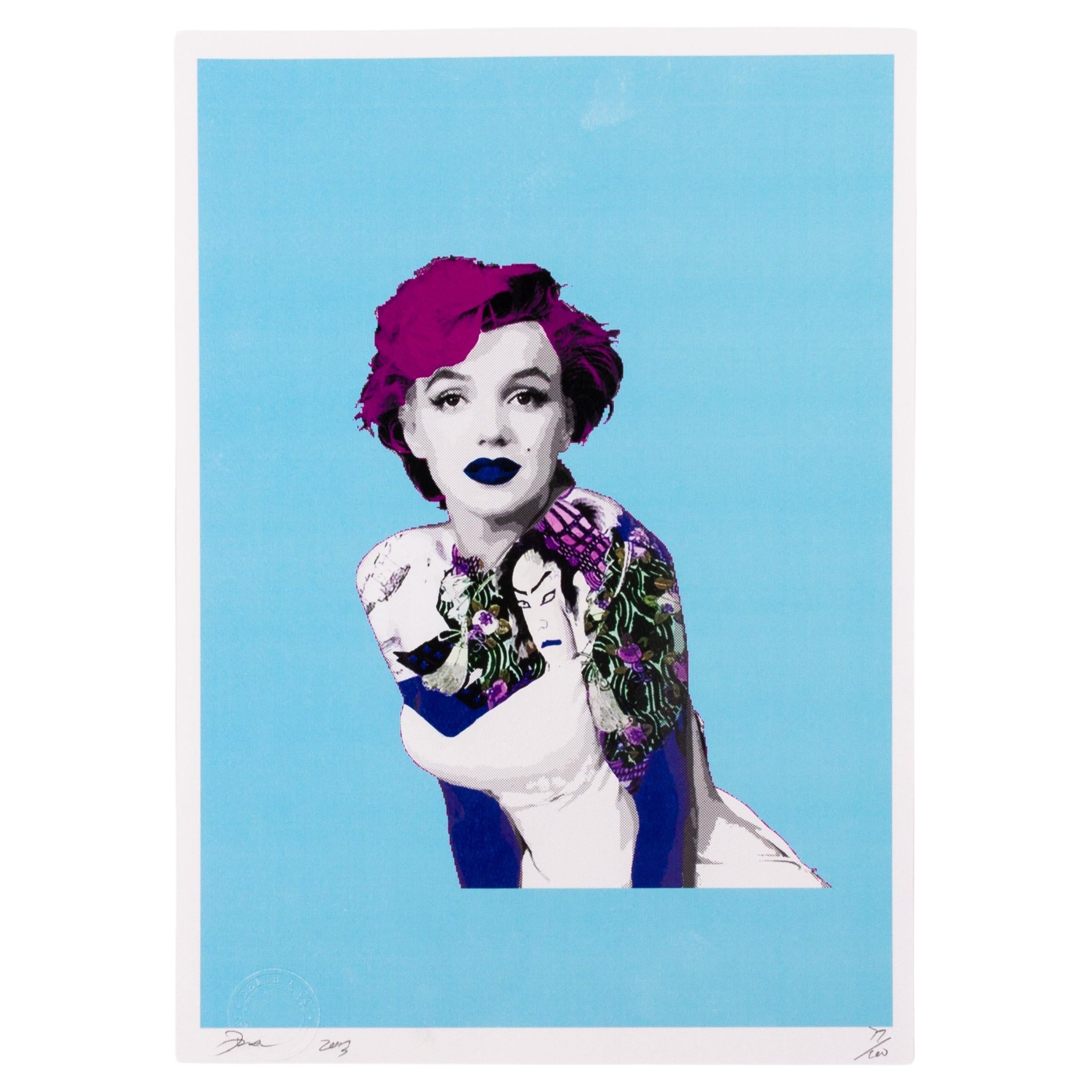 Death NYC Signed Limited Ed Pop Art Print Marilyn Monroe For Sale at ...