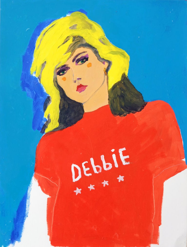 'Debbie Harry' Portrait Painting by Alan Fears Acrylic on Paper For ...