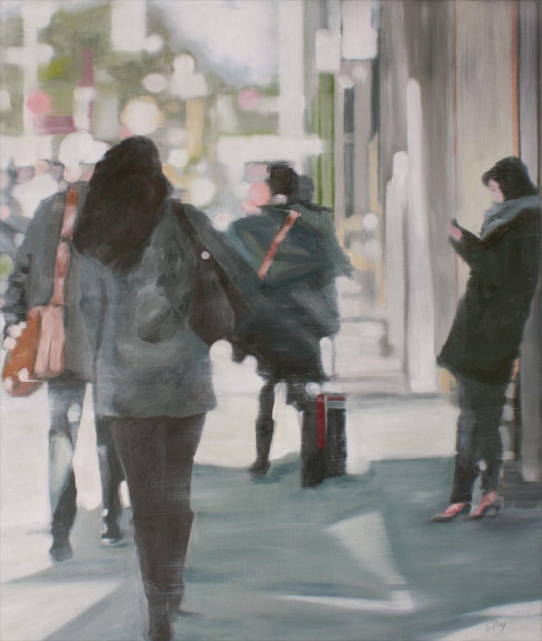 Debbie Pacheco - Walking Away, Painting, Oil on Wood Panel For Sale at ...