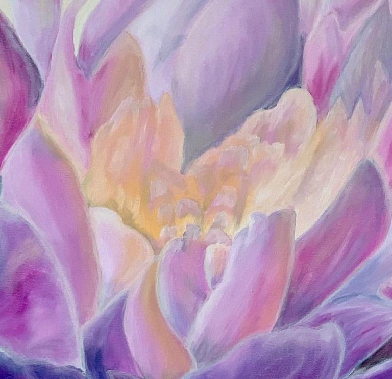 Debbie Pakzaban - Peony, floral painting, Realism, Texas artist, Women ...