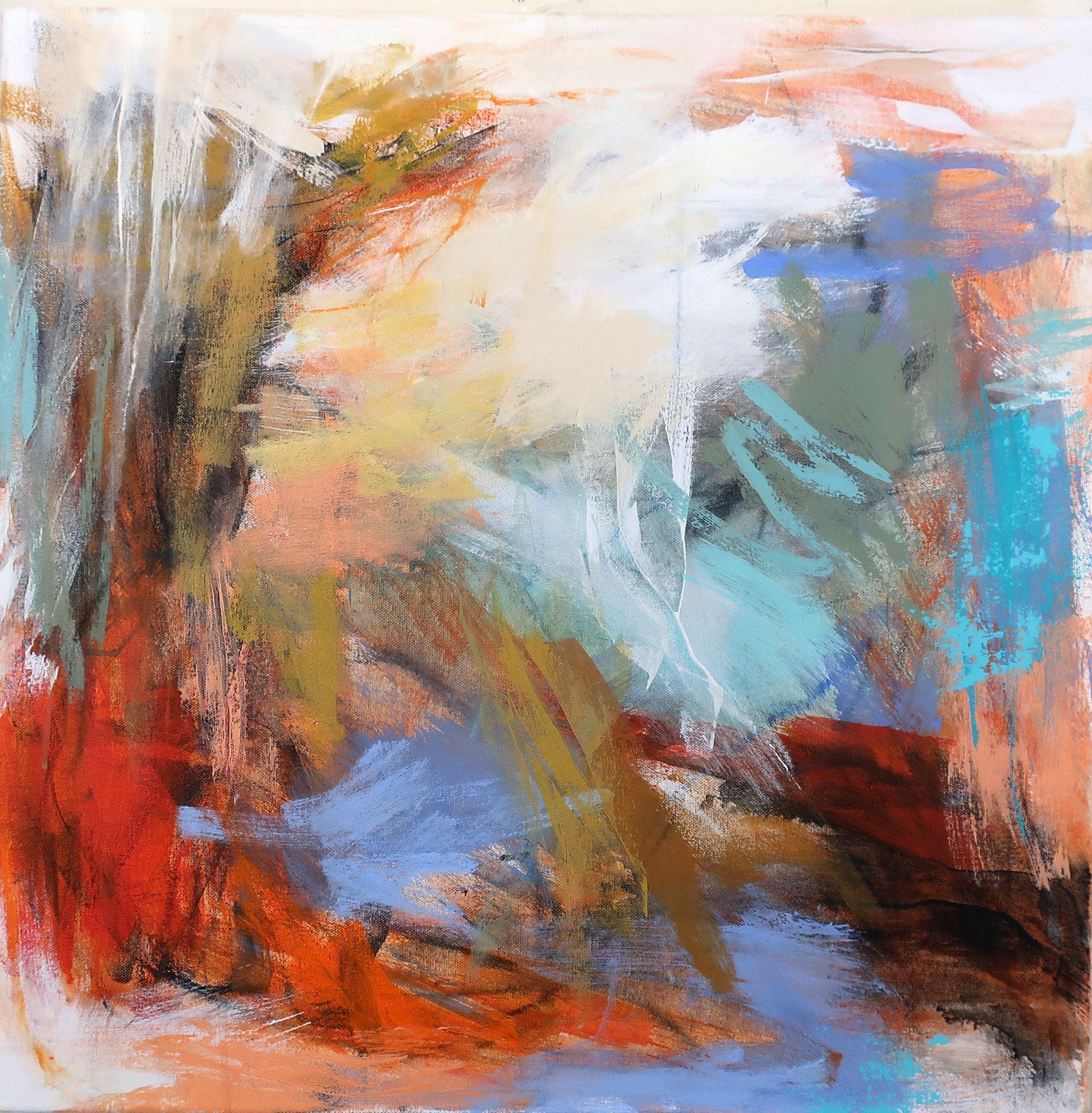 Debora Stewart - Spring Fling by Debora Stewart, Framed Acrylic on ...