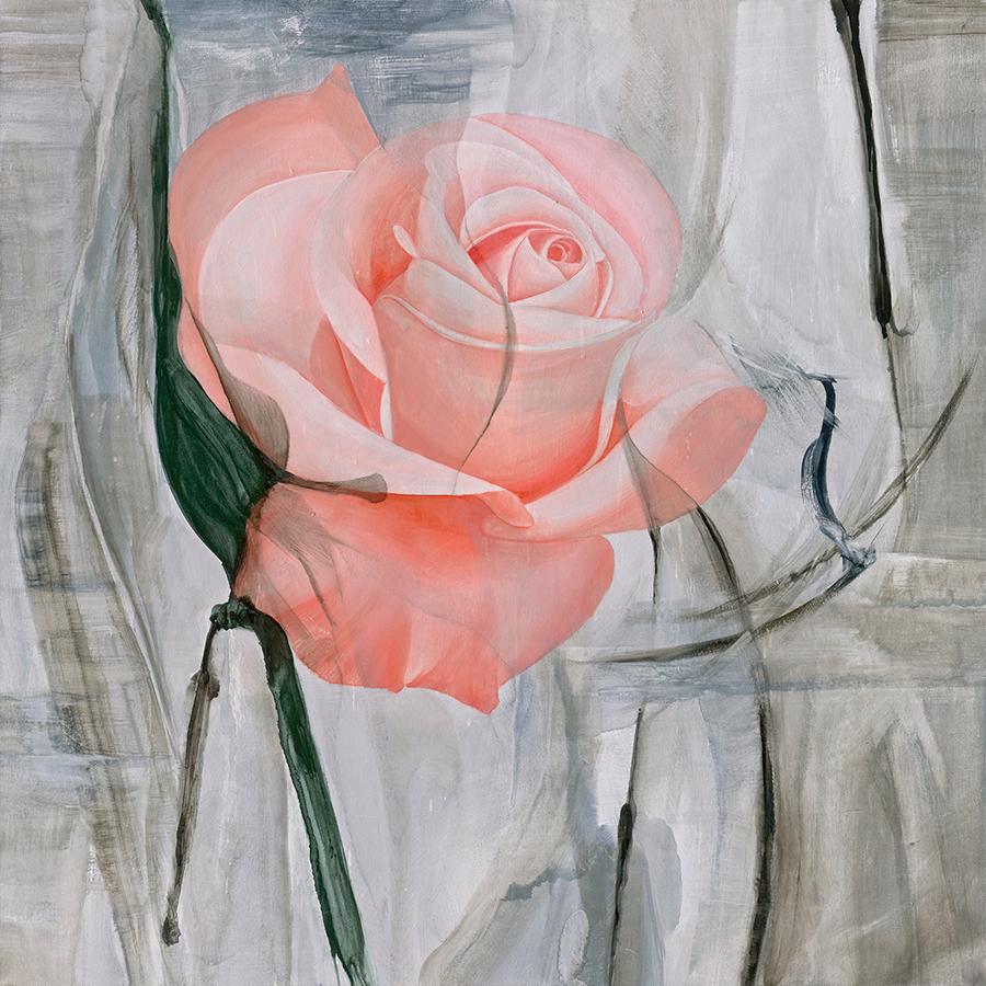 Modern Still-Life Pinecone Oil Painting Panel Buffie Johnson 1974 Plant ...