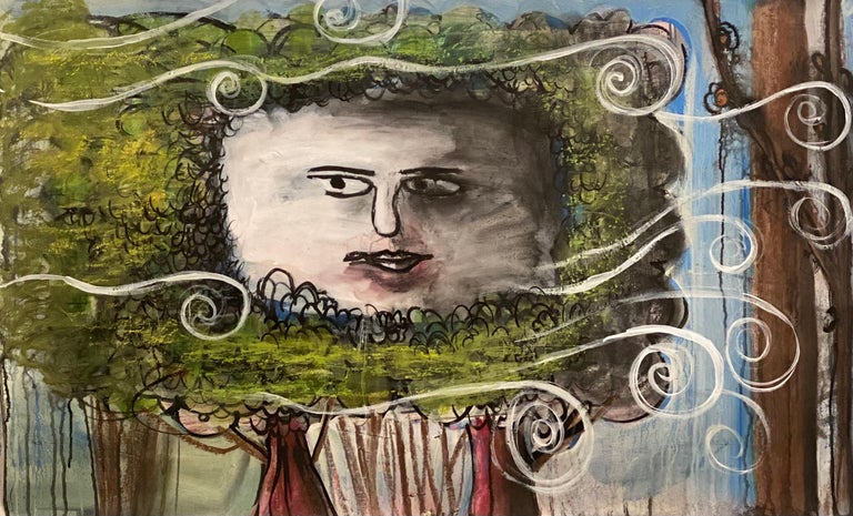 Deborah Buck – „Abstraktes surrealistisches Gemälde von Deborah Buck ...