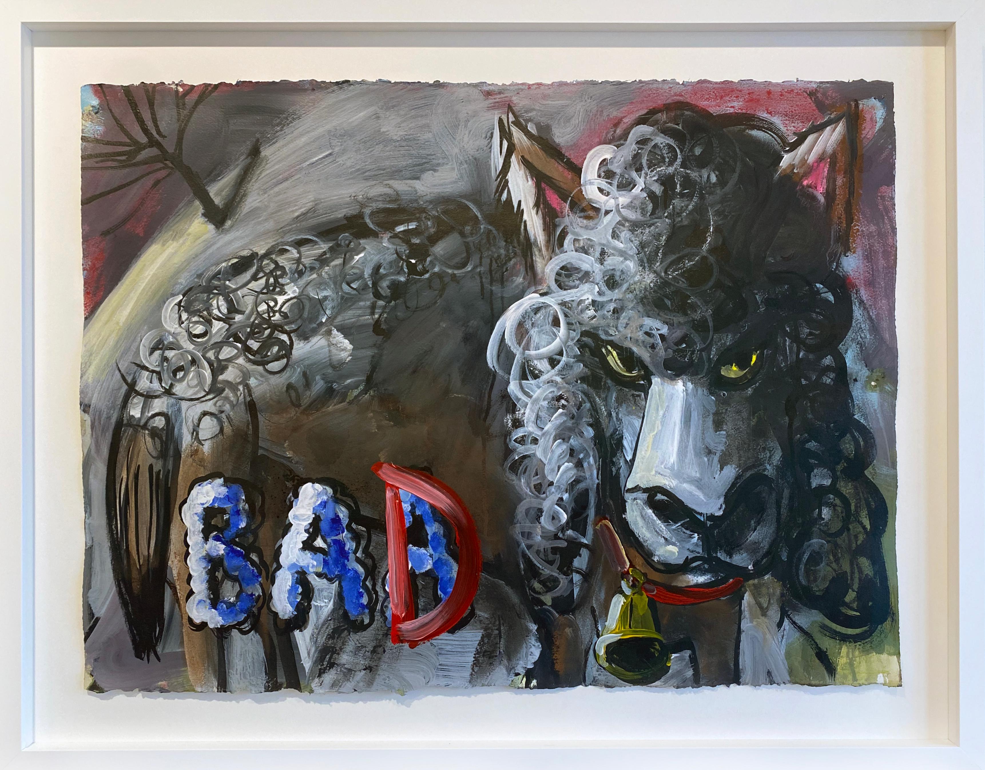 Deborah Buck - Peinture figurative surréaliste de Deborah Buck « Loup ...