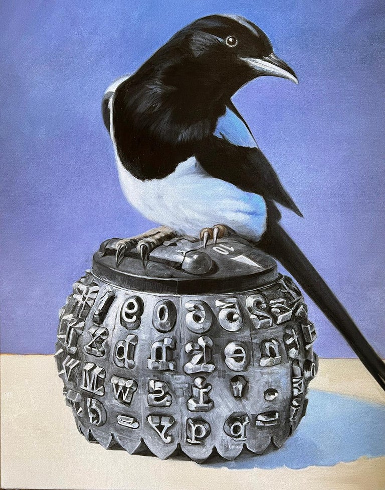 Deborah Davidson - Reason and Intuition: Magpie For Sale at 1stDibs