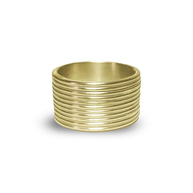 Deborah Murdoch 18 Karat Yellow Gold Circlet Band Ring For Sale at 1stDibs