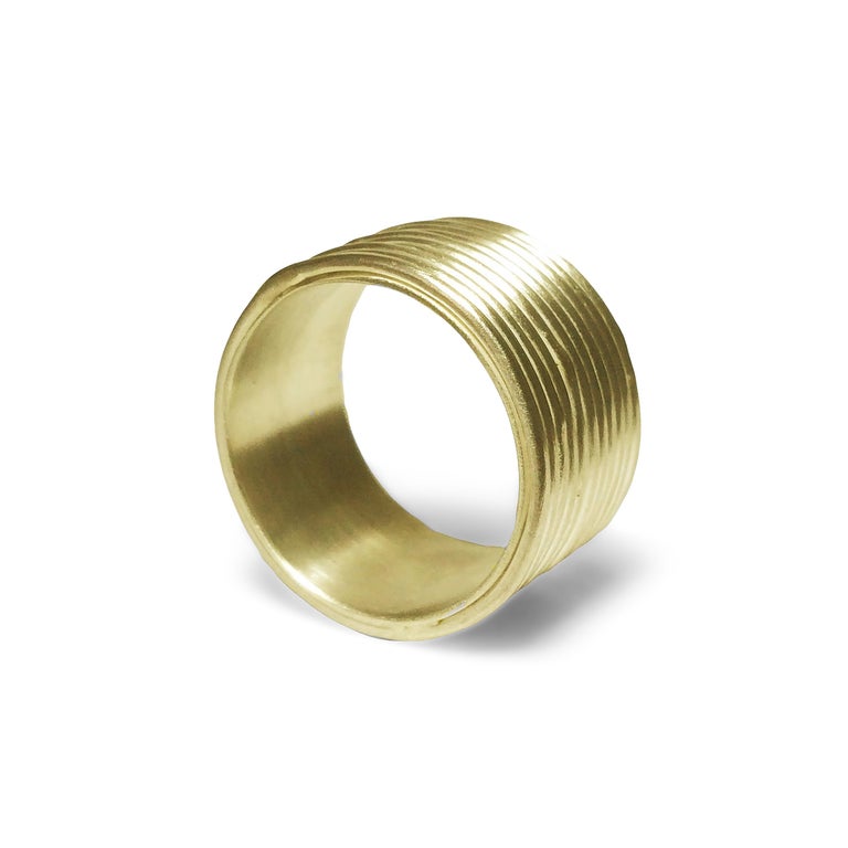 Deborah Murdoch 18 Karat Yellow Gold Circlet Band Ring For Sale at 1stDibs