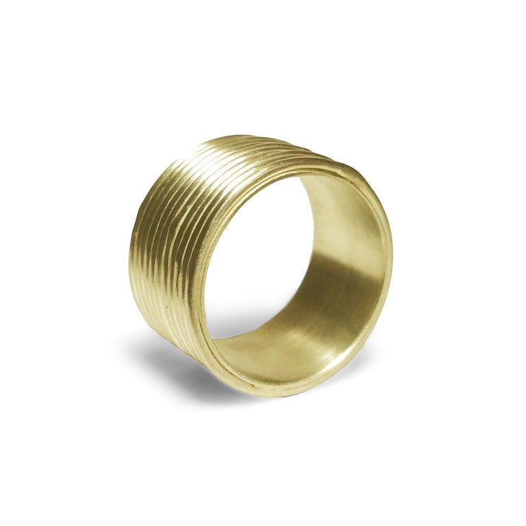 Deborah Murdoch 18 Karat Yellow Gold Circlet Band Ring For Sale at 1stDibs