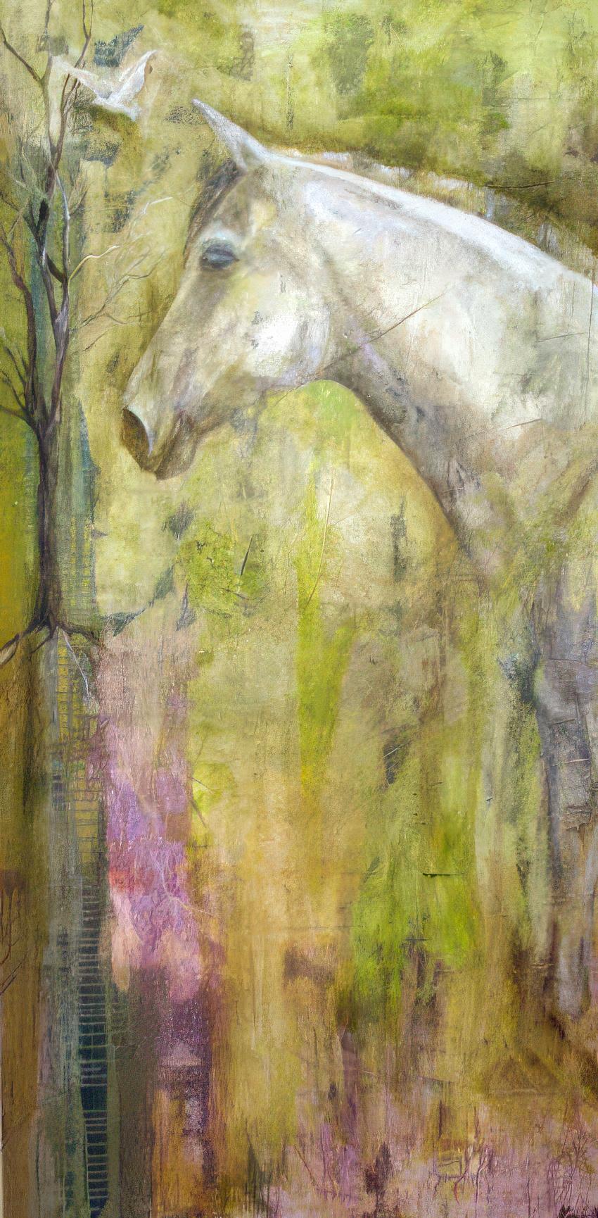 Debra Ferrari - Trinity Original Contemporary Painting For Sale at 1stDibs