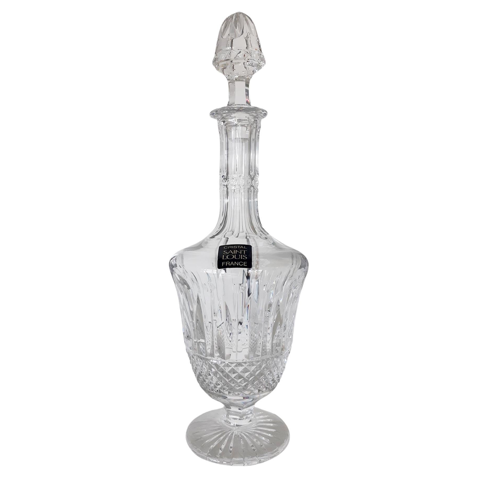 Decanter in Saint Louis Crystal Model Tommy French Crystal at 1stDibs