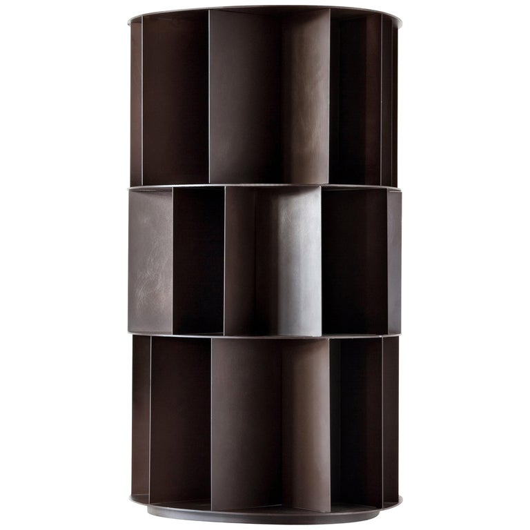 DeCastelli Existence Three-Tier Bookcase in Stainless Steel by Michele ...