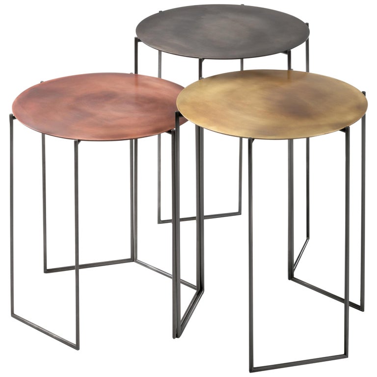 DeCastelli Medium Band Coffee Table in Brass by Baldessari e Baldessari ...