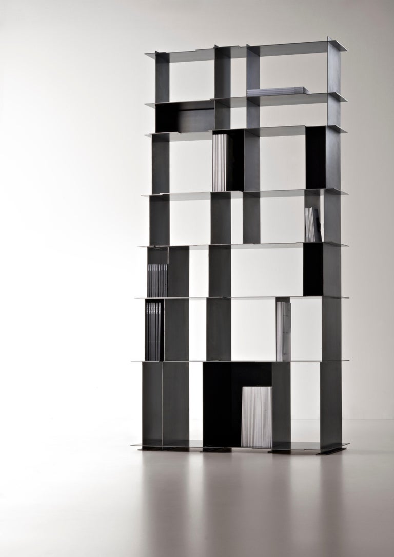 DeCastelli Nippon Bookcase in Stainless Steel by Alberto Nason For Sale ...