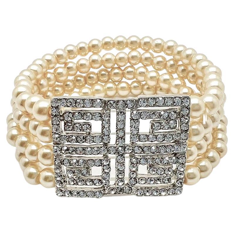 Vintage Butler and Wilson Gold and Black Chunky Weave Bracelet 1980s at ...