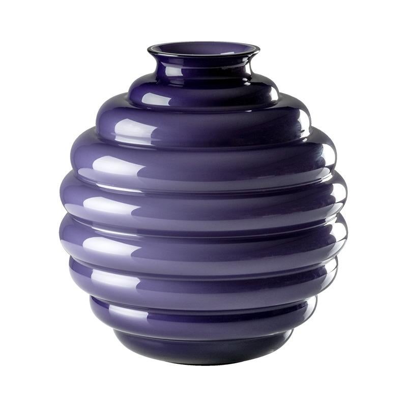Ben Soleimani Grove Glass Vase in Indigo - Medium For Sale at 1stDibs ...