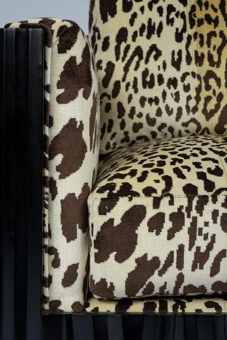 Deco Leopard Club Chairs at 1stDibs | leopard lounge chicago