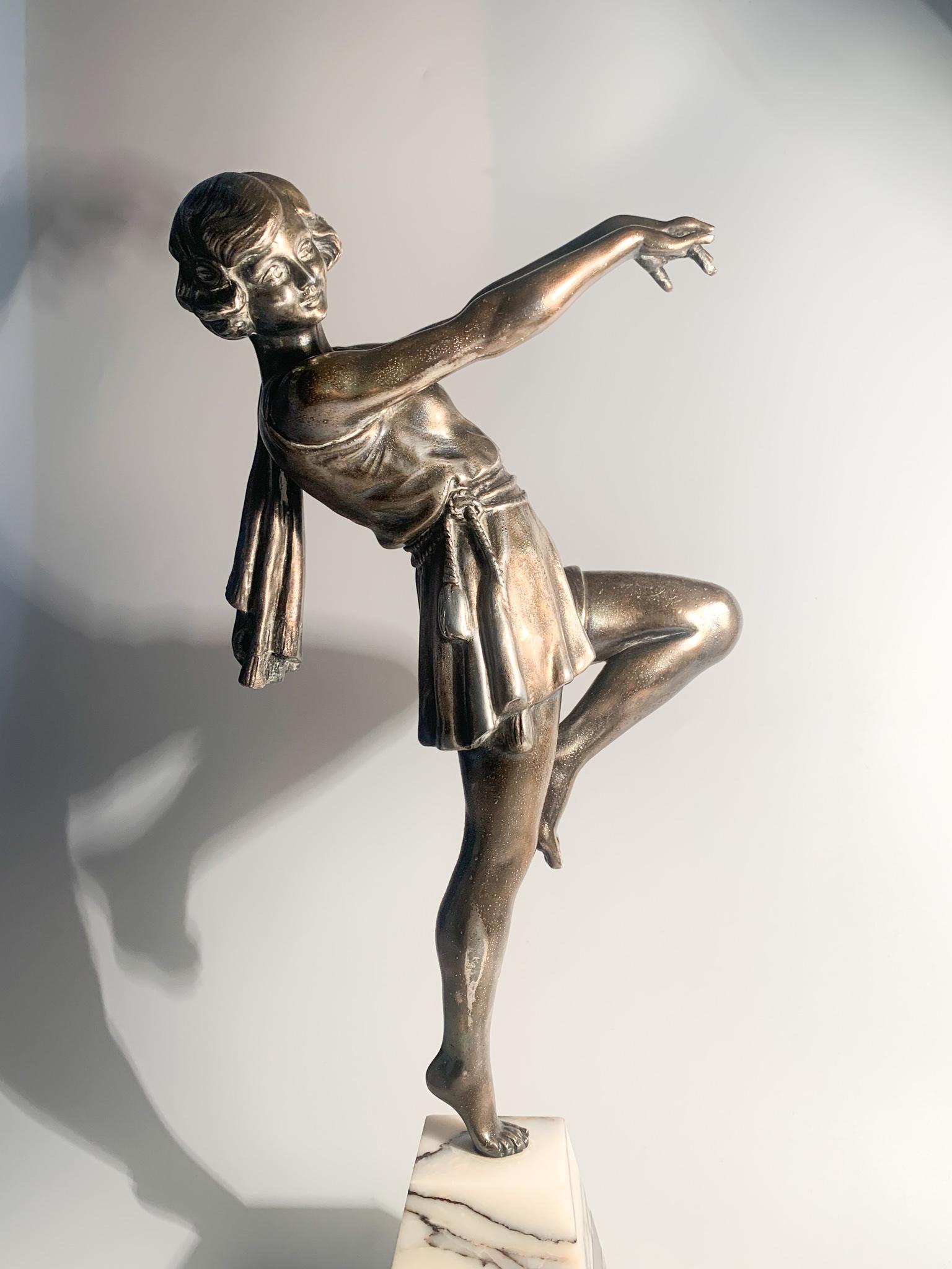 Decò sculpture of Ballerina by Emile Joseph Carlier Years 30 For Sale ...